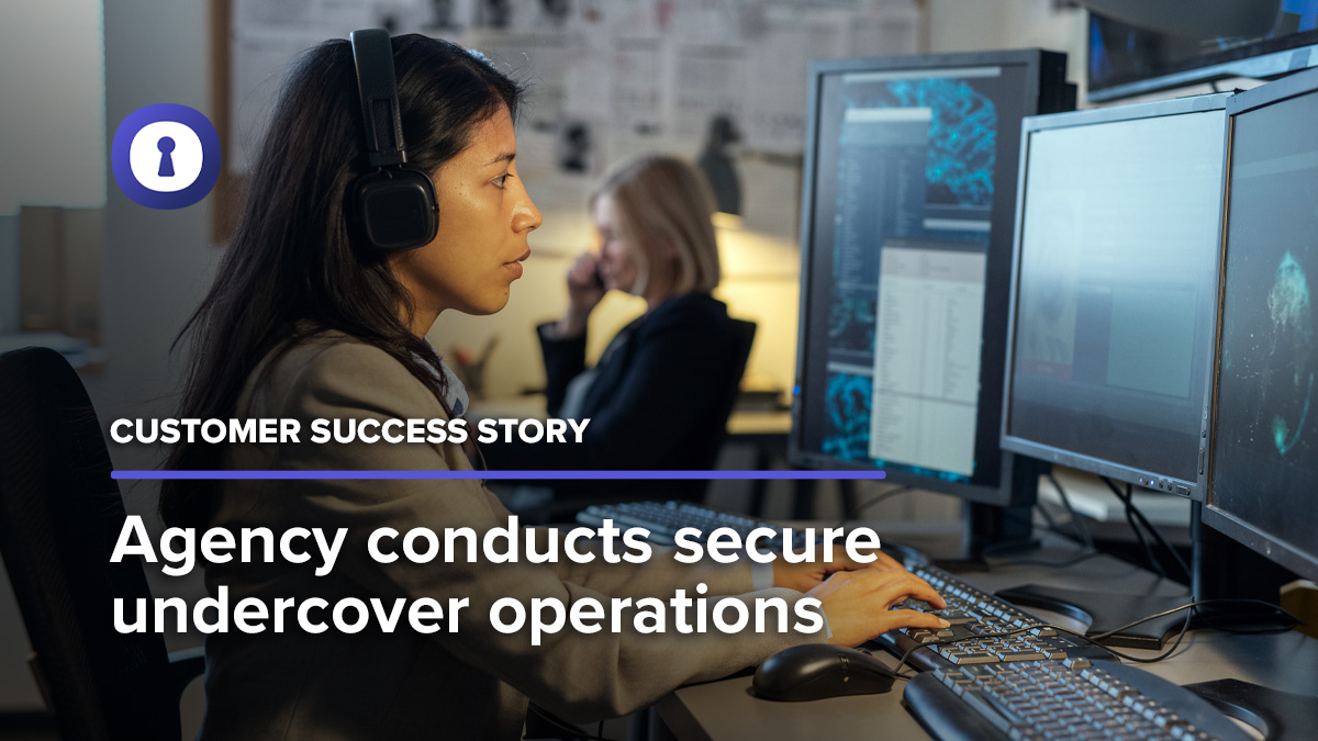 [U.S. law enforcement agency conducts secure undercover operations ...