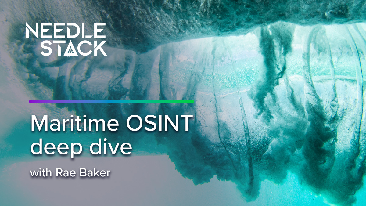 Rae Baker on maritime OSINT | authentic8