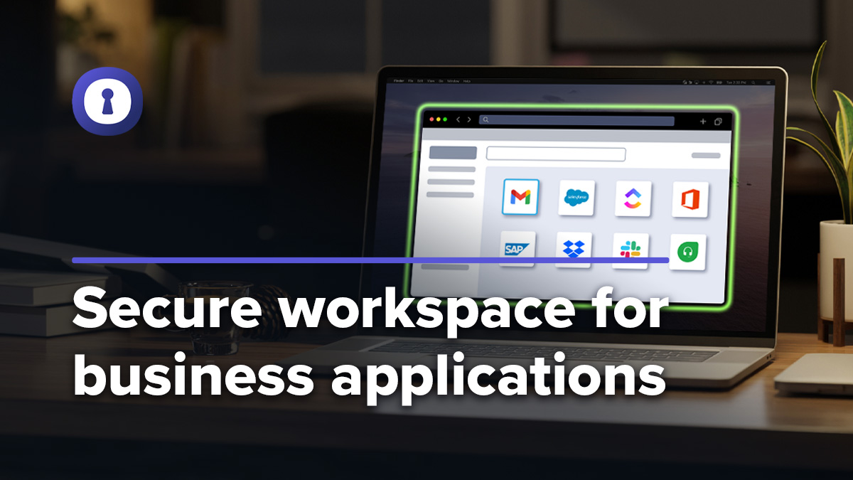 Secure application workspace | Authentic8